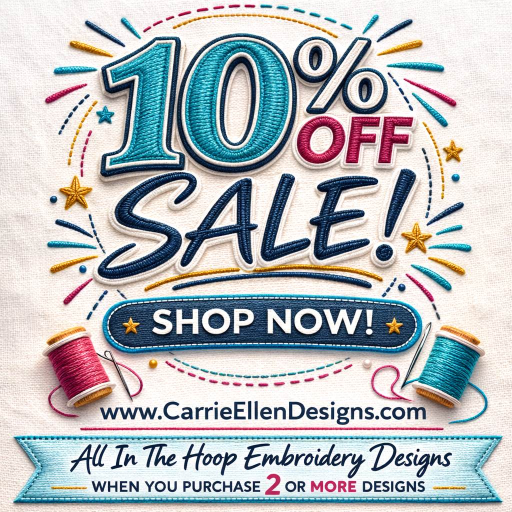 Sales and Promotions - Carrie Ellen Designs